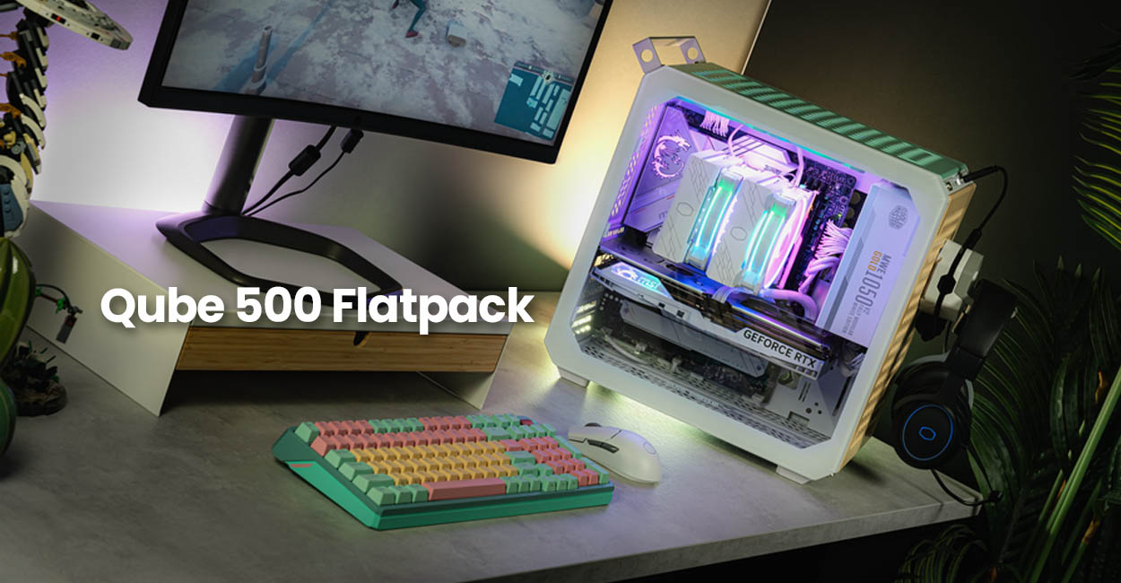 Cooler Master Introduces Qube 500 Flatpack and MasterLiquid Atmos ...